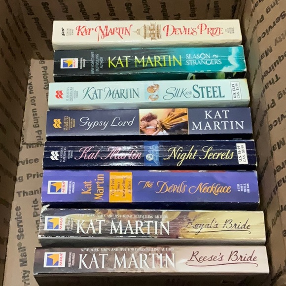 Paperbacks | Accents | Romance Bundle By Kat Martin Lot Of 8 Books ...